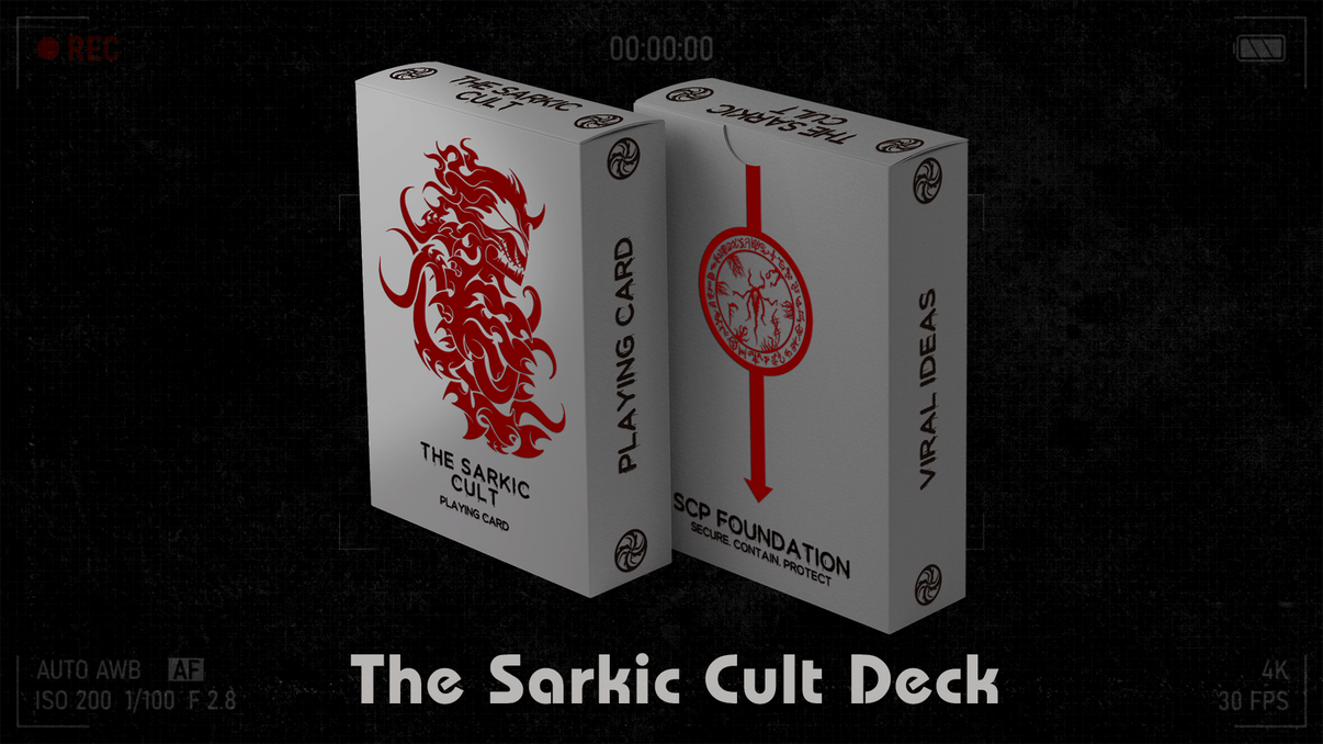 The SCP Foundation Playing Cards 2nd Edition - The Sarkic Cult Deck (S ...