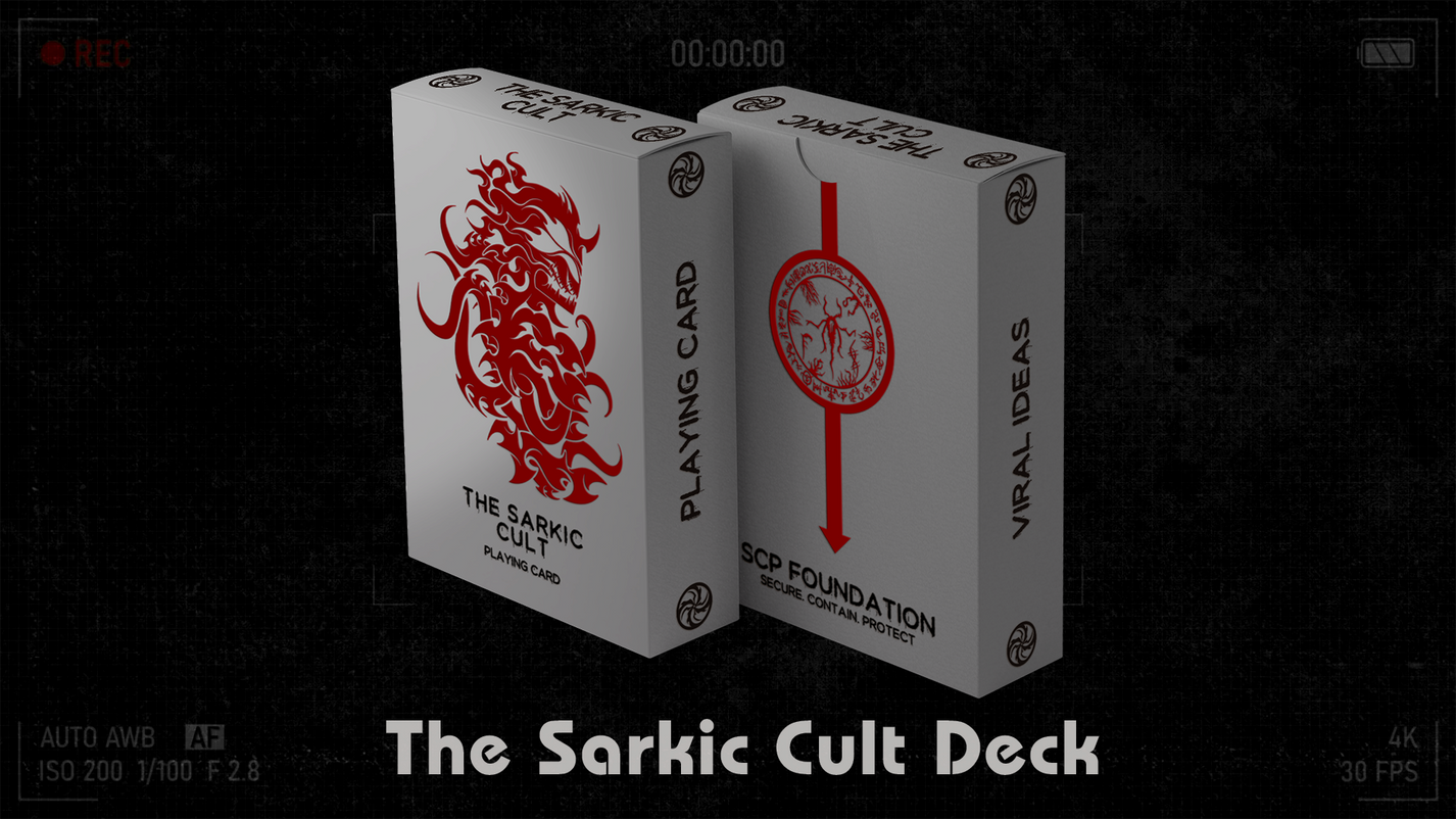 The SCP Foundation Playing Cards 2nd Edition - The Sarkic Cult Deck (S ...